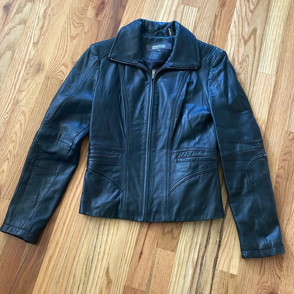 Kenneth Cole Reaction Leather Jacket - Gem